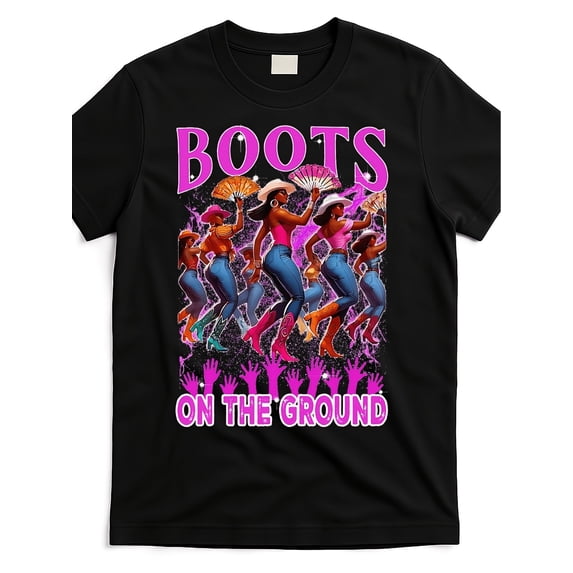 Boots on the Ground Western Cowgirl Linedance Summer Unisex T-Shirt, up ...