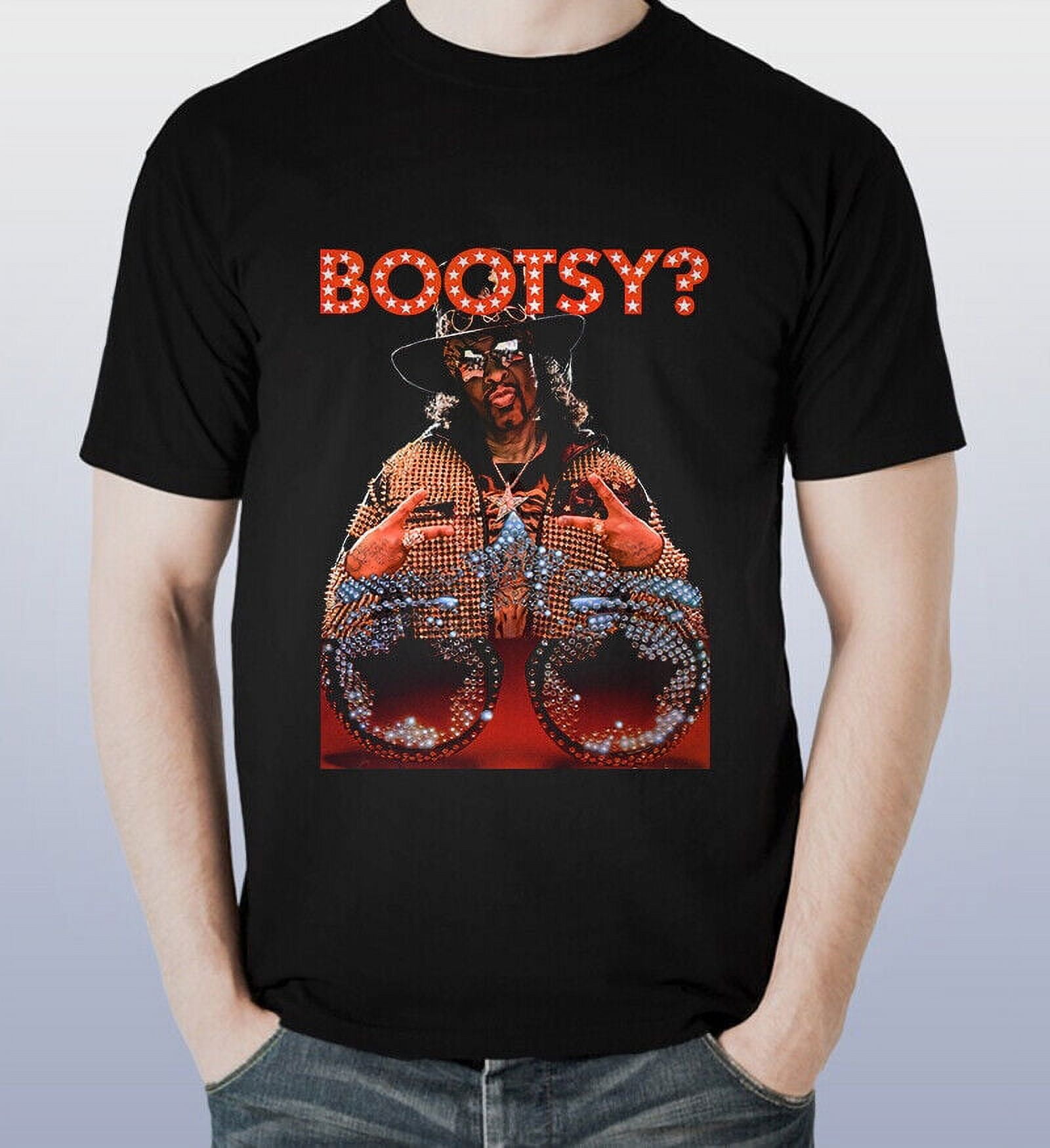 Bootsy Collins - Parliament Short Slevee Black T-Shirt - Walmart.com