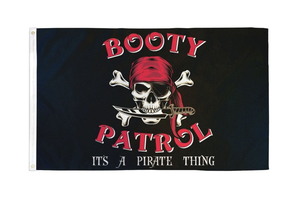 Booty Patrol Flag 3x5ft Poly - Walmart.com