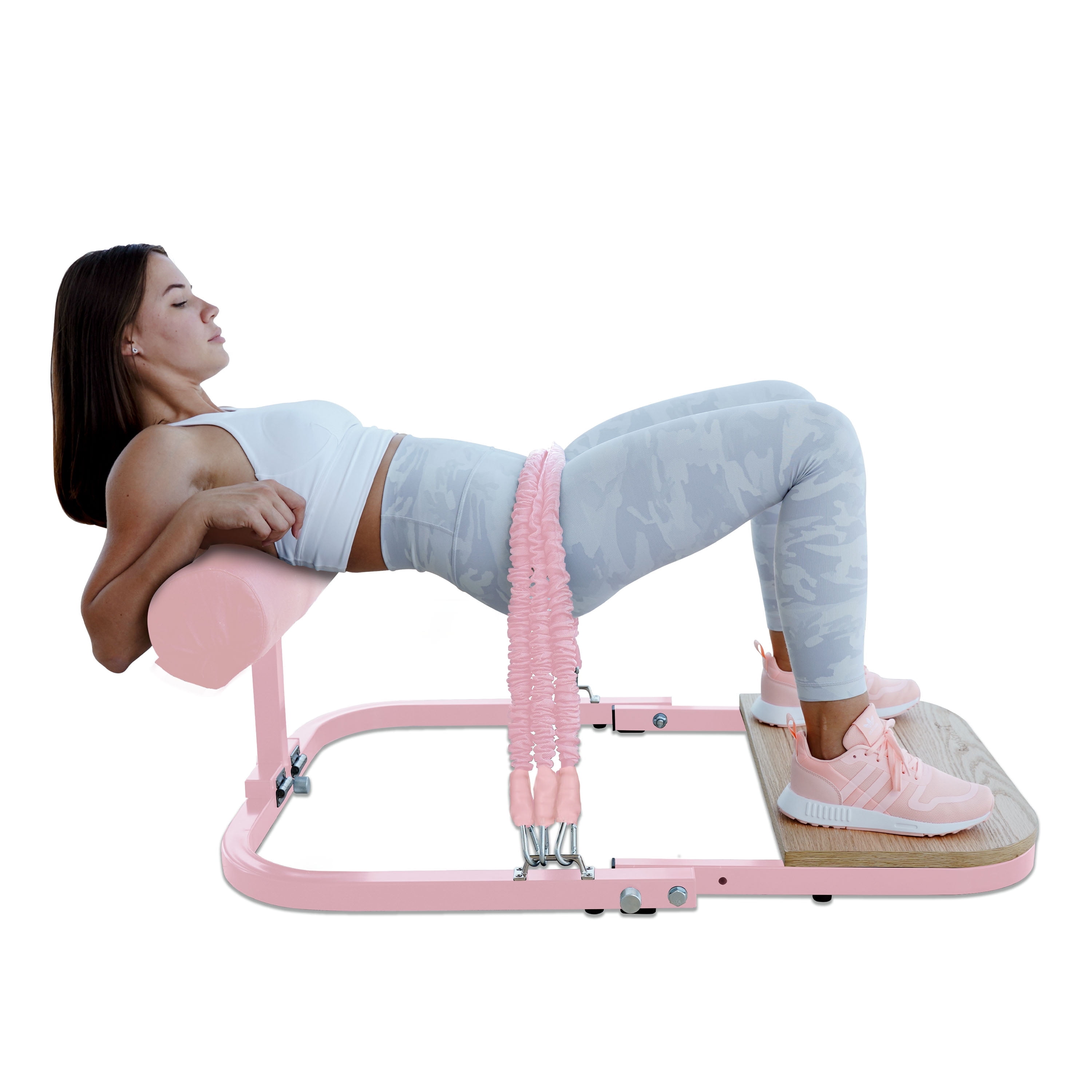 BootySprout Hip Thrust Machine for High Resistance Glute Training - Home Gym Workout - Comes ...