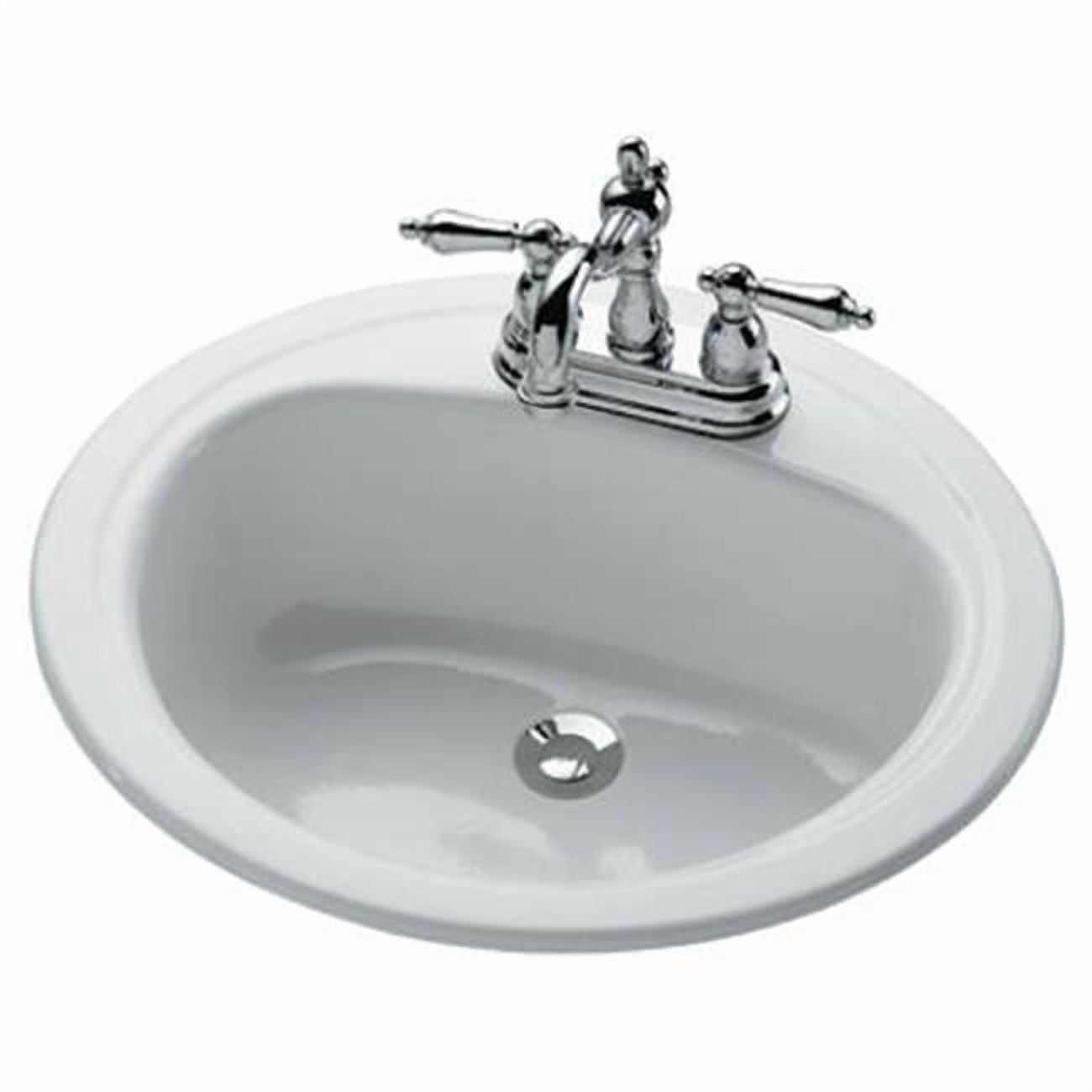 Bootz Industries 20 x 17 in. Oval Lavatory Sink - White - Walmart.com