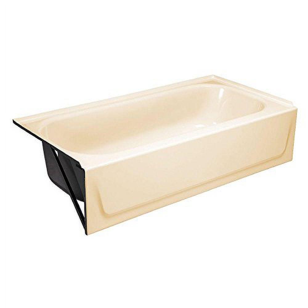 Bootz Industries 5 ft. Aloha Left Hand Bath Tub - Bone - Walmart.com