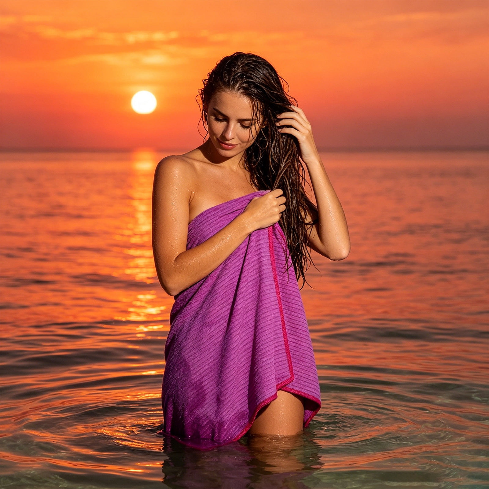 Boovnll Bath Towels - Highly Absorbent & Super Soft Quick Dry Towels ...
