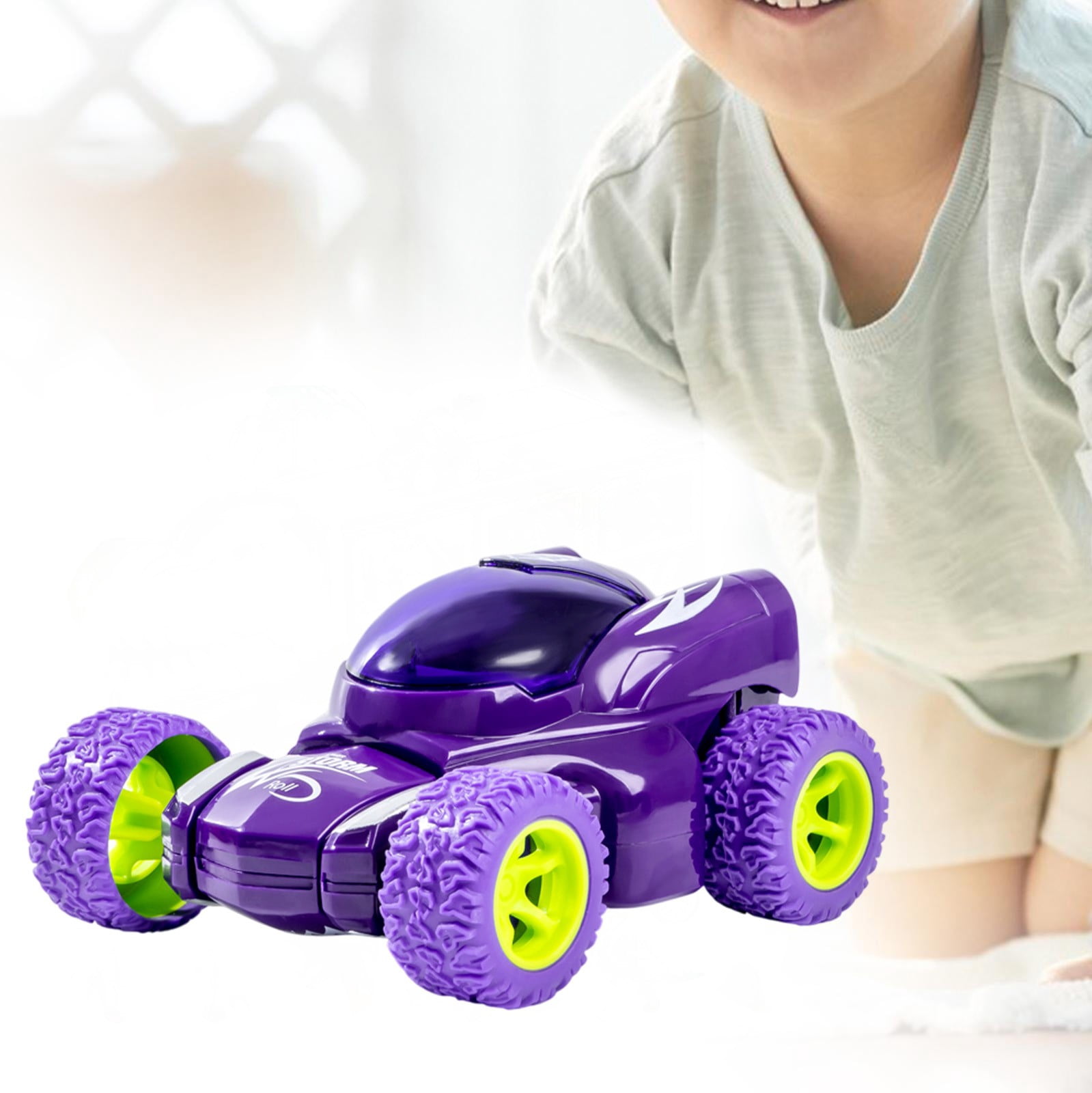 Boovnll Cars - 360° Flips Stunt Double Sided Plastic Cars Toys Ages 1-6 ...