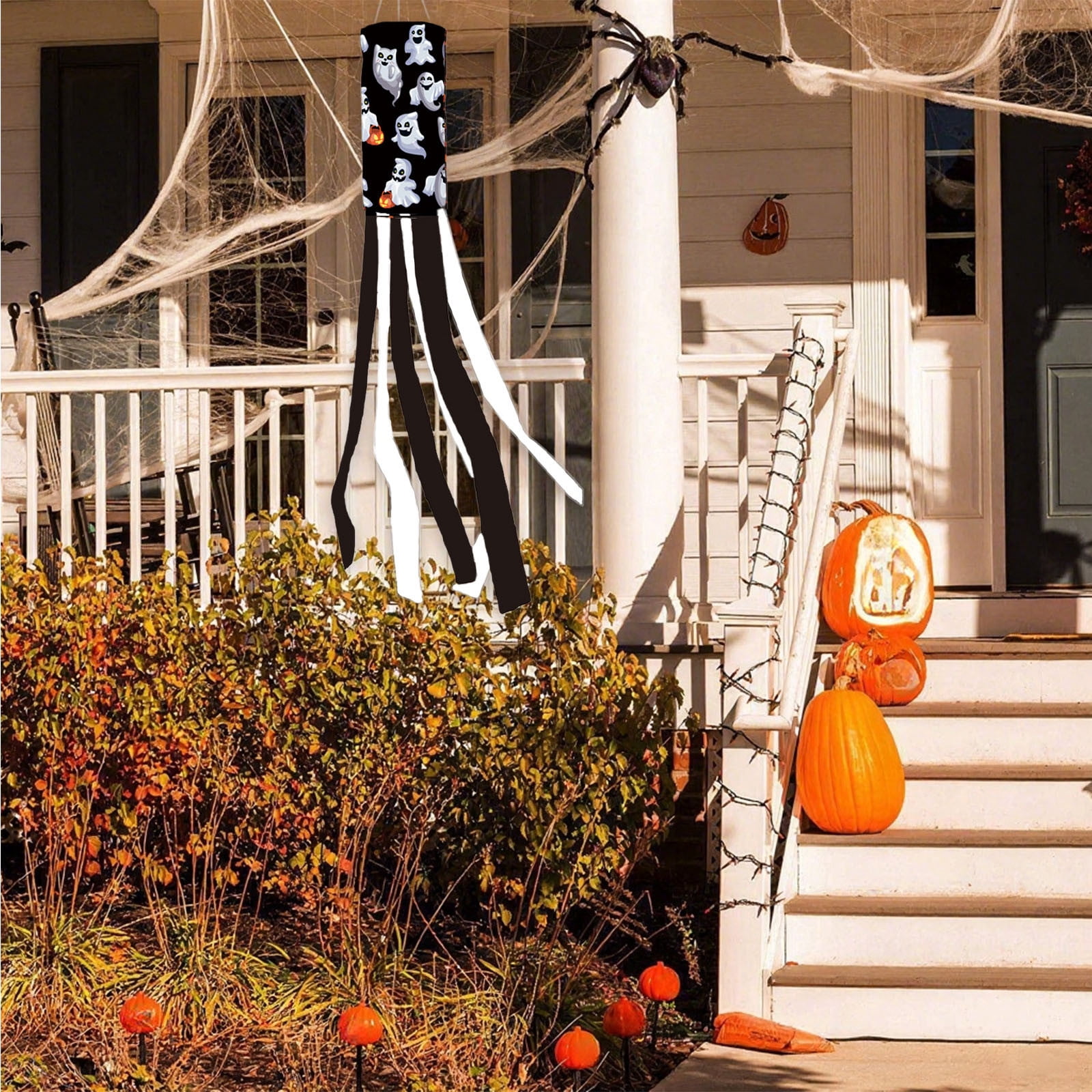 Boovnll Halloween Windsock, 40" Horror & Novelty Hanging Windsocks Flag ...