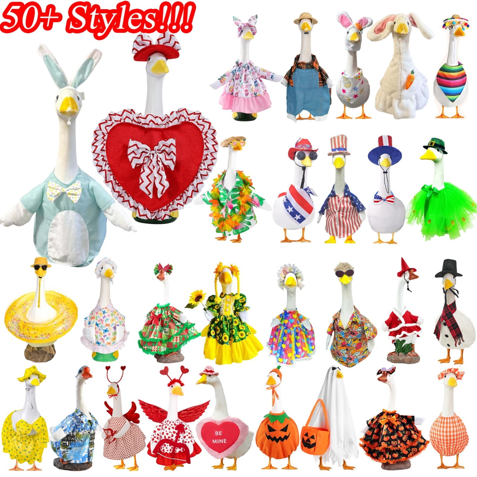 Boovnll Porch Goose Outfits, All Seasons Holiday Halloween ...
