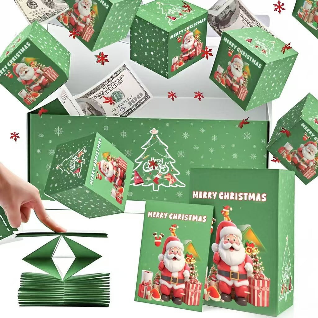 Boovnll Surprise Gift Box Explosion Merry Christmas Unique Folding DIY ...