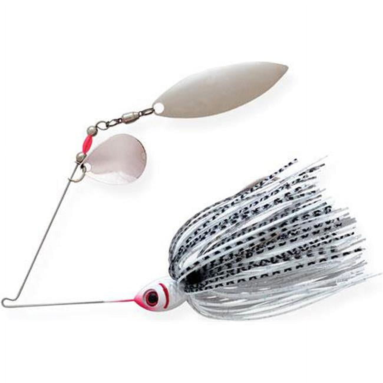 Booyah BYBT12635 0.5 oz Tandem Blade Spinnerbait, Silver Shad - Walmart.com