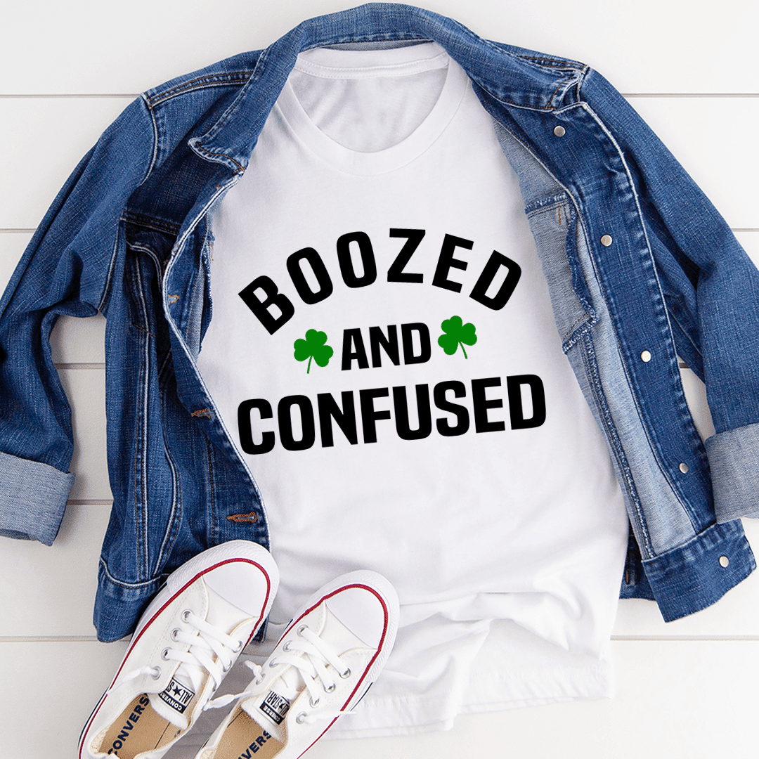 Boozed Confused Tee Athletic Heather S Peachy Sunday T-Shirt - Walmart.com