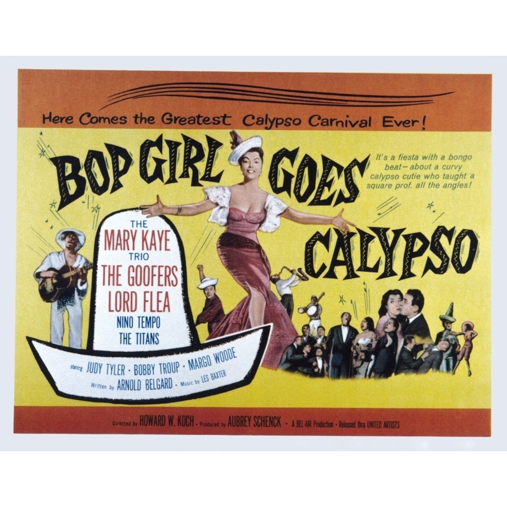Bop Girl Goes Calypso (Aka Bop Girl) Judy Tyler Bobby Troup 1957 Movie ...