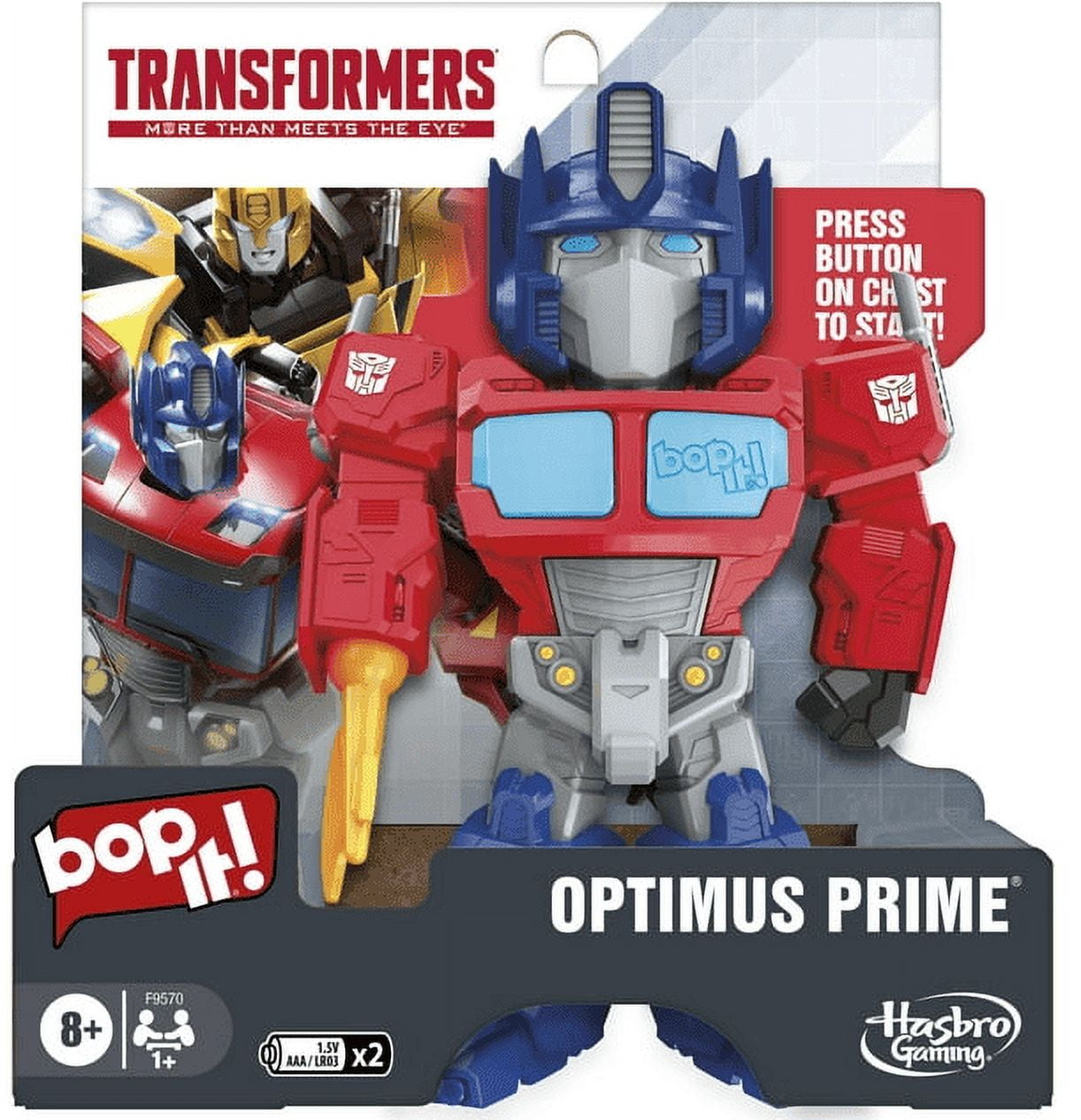 Bop It! Optimus Prime Edition Game, Kids Games for 1 or More Players, Transformers Toys, Ages 8 ...
