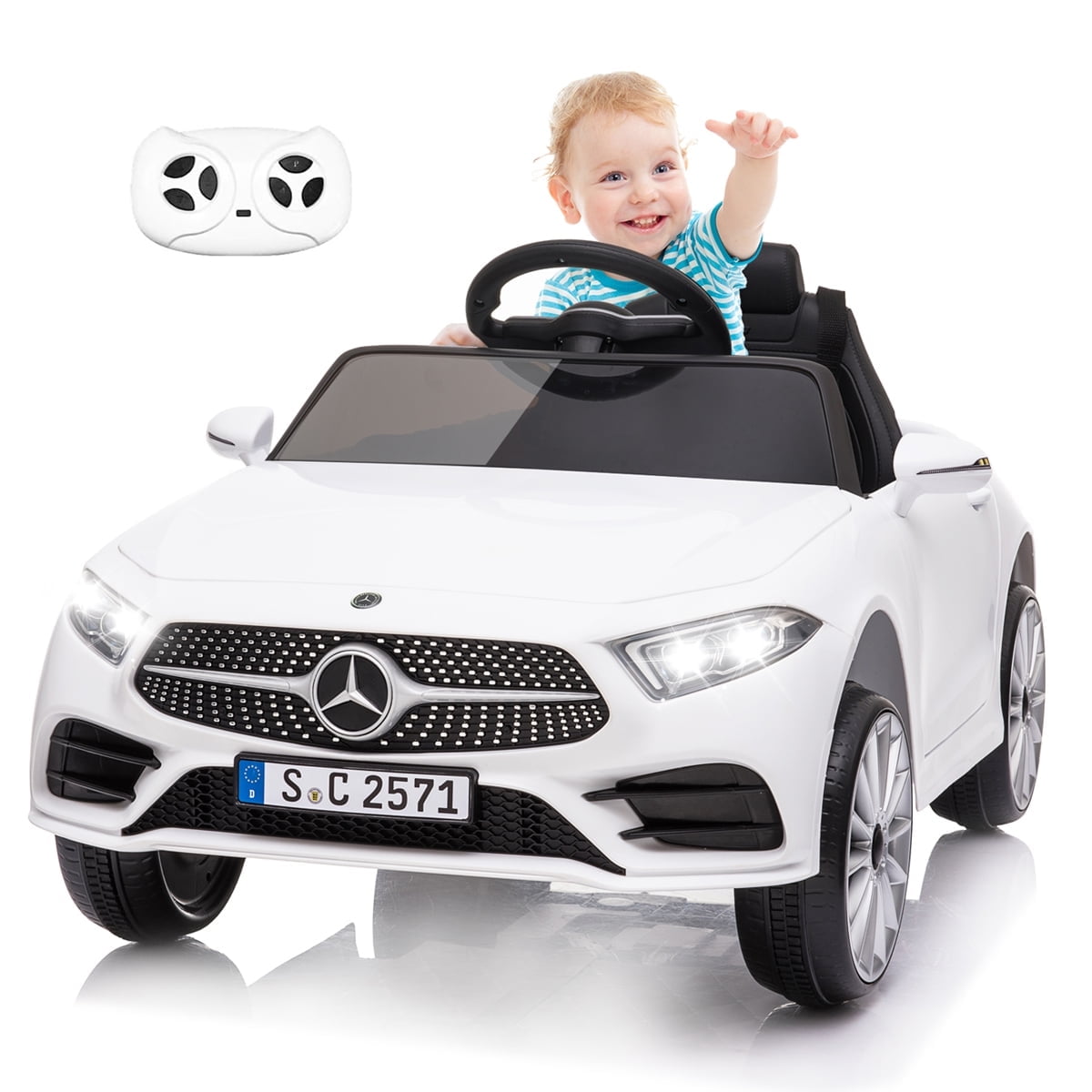 Bopilon Kids Electric Ride on Car with Remote Control, 12V Licensed ...