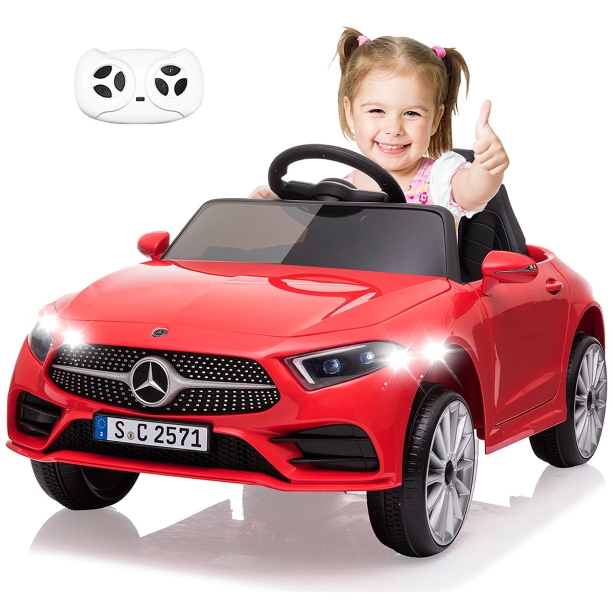 Bopilon Kids Electric Ride on Car with Remote Control, 12V Licensed ...