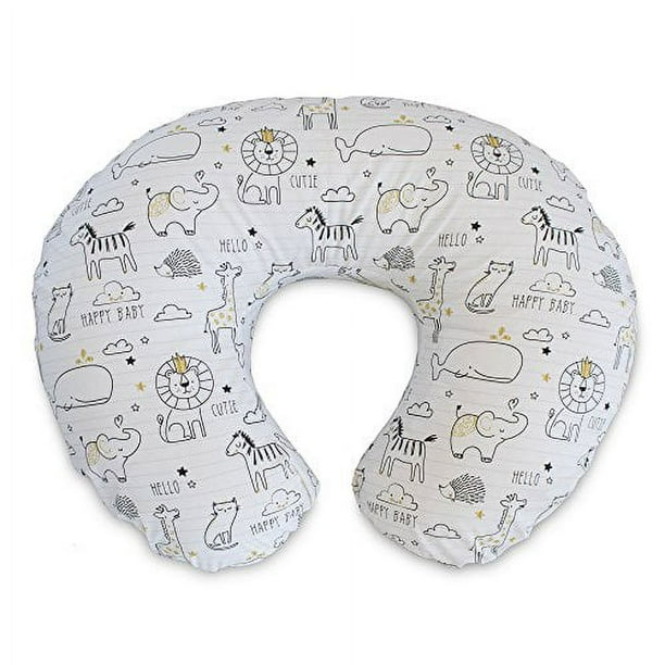 Boppy Original Nursing Pillow and Positioner, Notebook Black and Gold ...