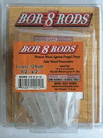 Bor8 Rods Pack of (12) 1/2" x 2" - Walmart.com