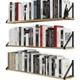 Bora 36 Inch Large Floating Shelves for Wall Storage Floating Bookshelf ...