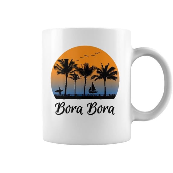 Bora Bora Travel Souvenir Gift French Polynesia Coffee Mug - Walmart.com