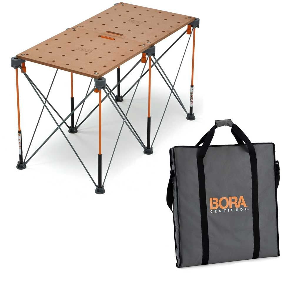 Bora Portamate Centipede 2'x4' Work Support Work Top Bag Bundle - Walmart.com