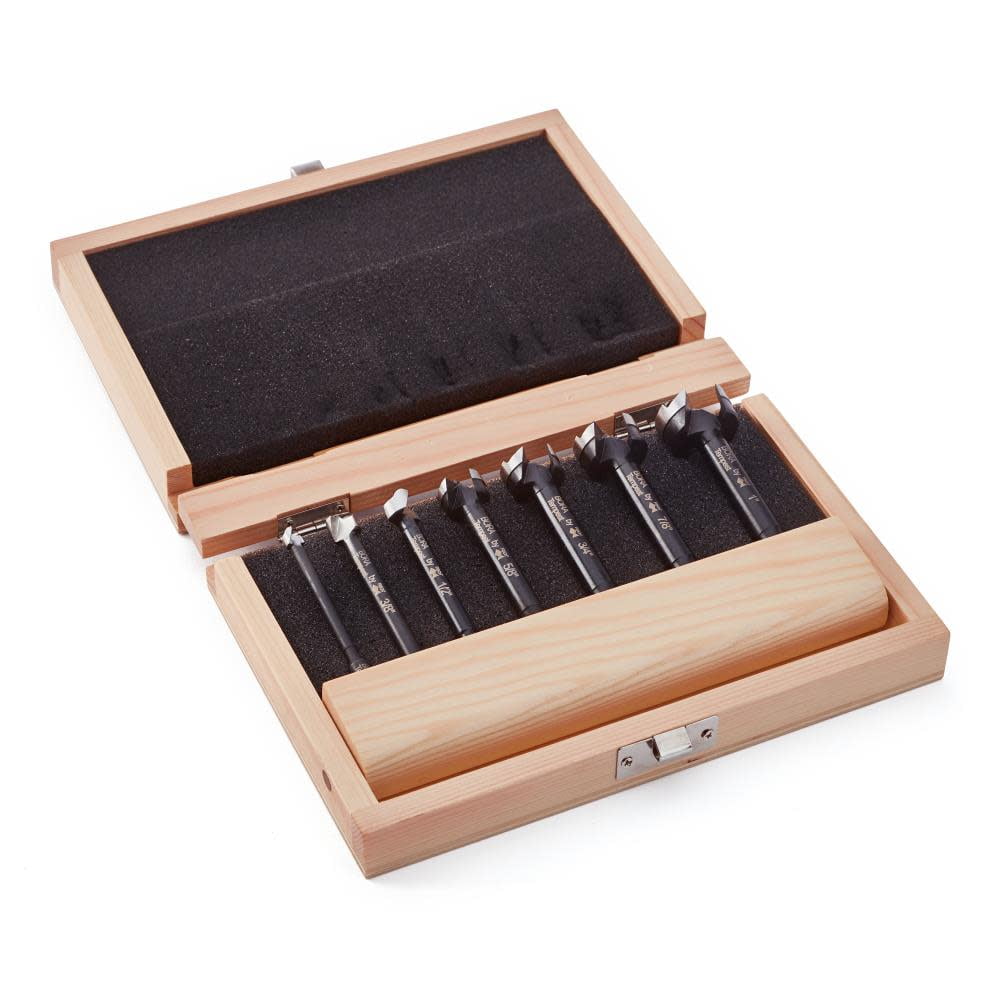 Bora Portamate Tempest Forstner Bit Set With Wood Box 7Pc - Walmart.com