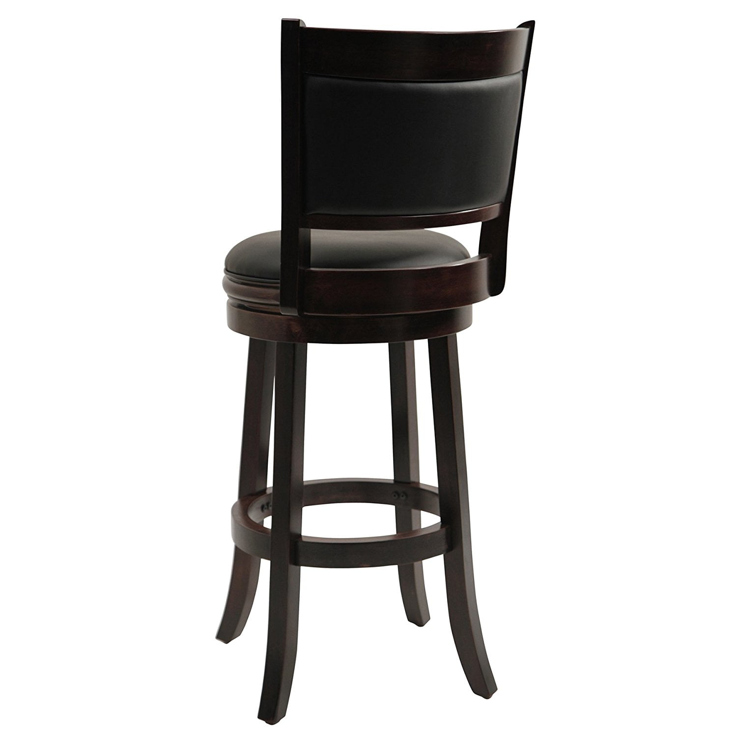 Boraam 48829 Augusta Bar Height Swivel Stool, 29-Inch, Cappuccino ...