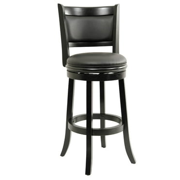 Boraam Augusta 29in. Swivel Bar Stool, Counter Height, Wooden, Cherry ...