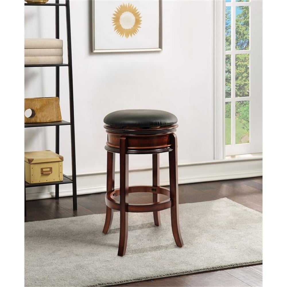 Boraam Magellan Swivel Backless Bar Stool - Brandy - Walmart.com