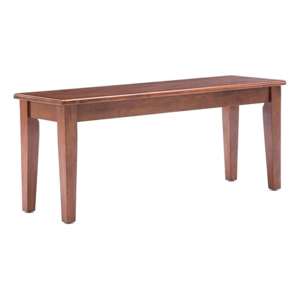 Boraam Shaker Dining Bench - Walnut - Walmart.com