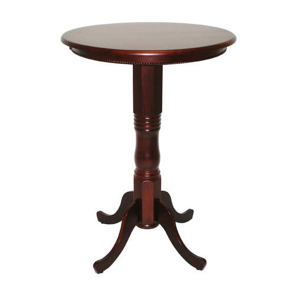 Boraam Spectator High Bar Height Pub Table, Solid Wood, Cherry Finish ...