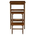 Boraam Niko 3-Tier Folding Wooden Kitchen Seat, 30" Tall Step Stool ...