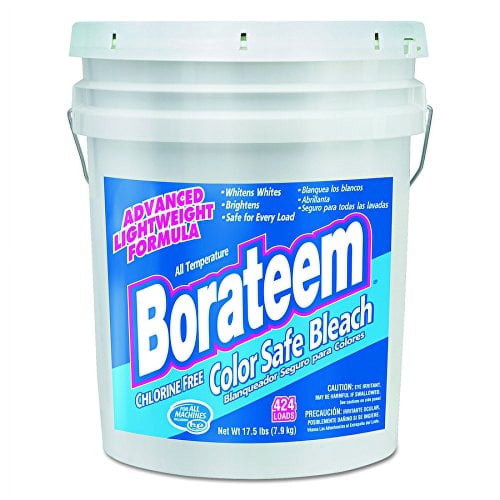 Borateem 00145 5 gallon Chlorine-Free Color Safe Laundry Bleach Pail ...