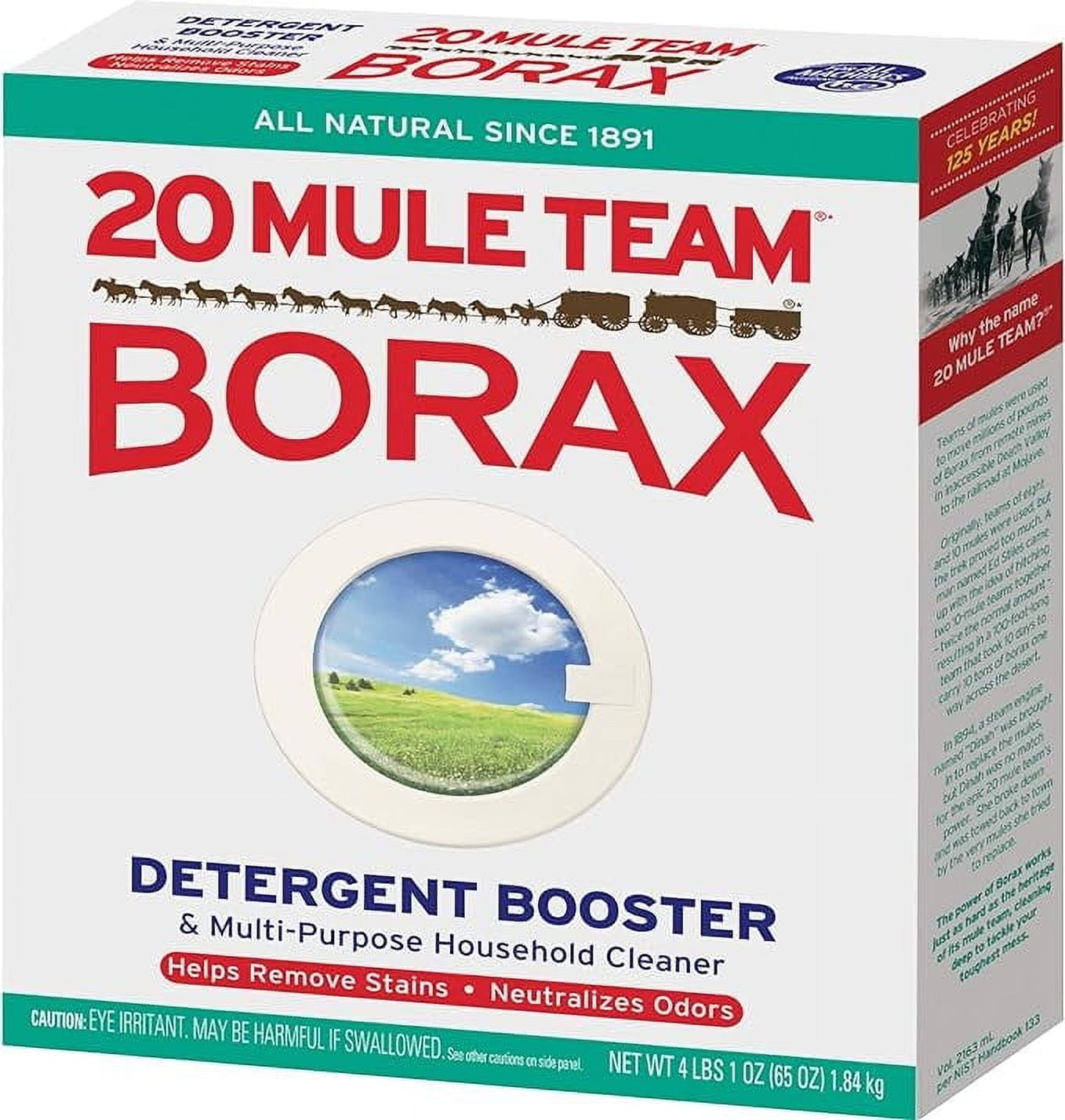 20 Mule Team Borax, Laundry Detergent Booster and Multipurpose Cleaner ...