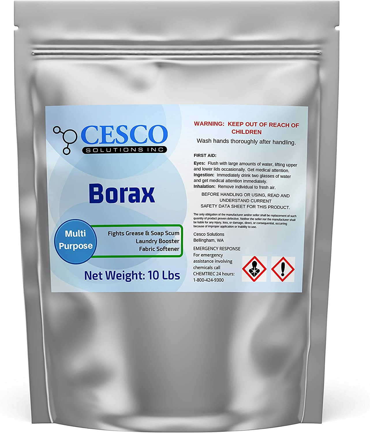 Borax Powder 10Lbs – All Purpose Cleaner – Natural Multipurpose ...