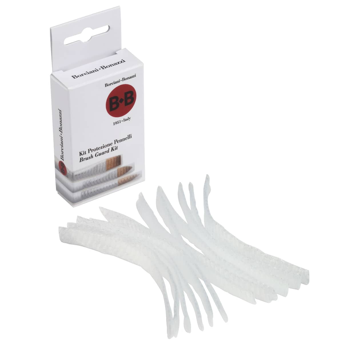 Borciani e Bonazzi Brush Guard Kit, 12-Pack Elastic Nylon Protector ...