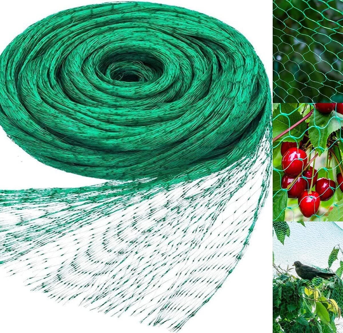 Bord Bird Netting for Garden (13ft x 33ft) Garden Netting Pest Barrier ...