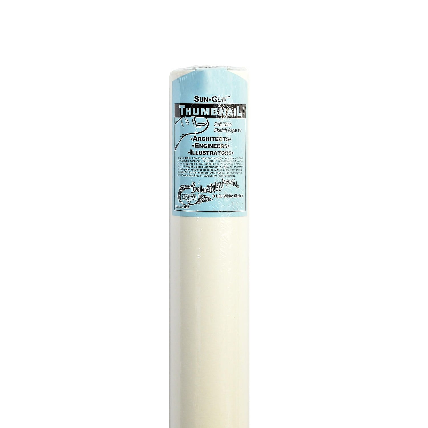 Borden & Riley 36" x 50 Yards #35C Sun-Glo Thumbnail Sketch Paper Roll ...