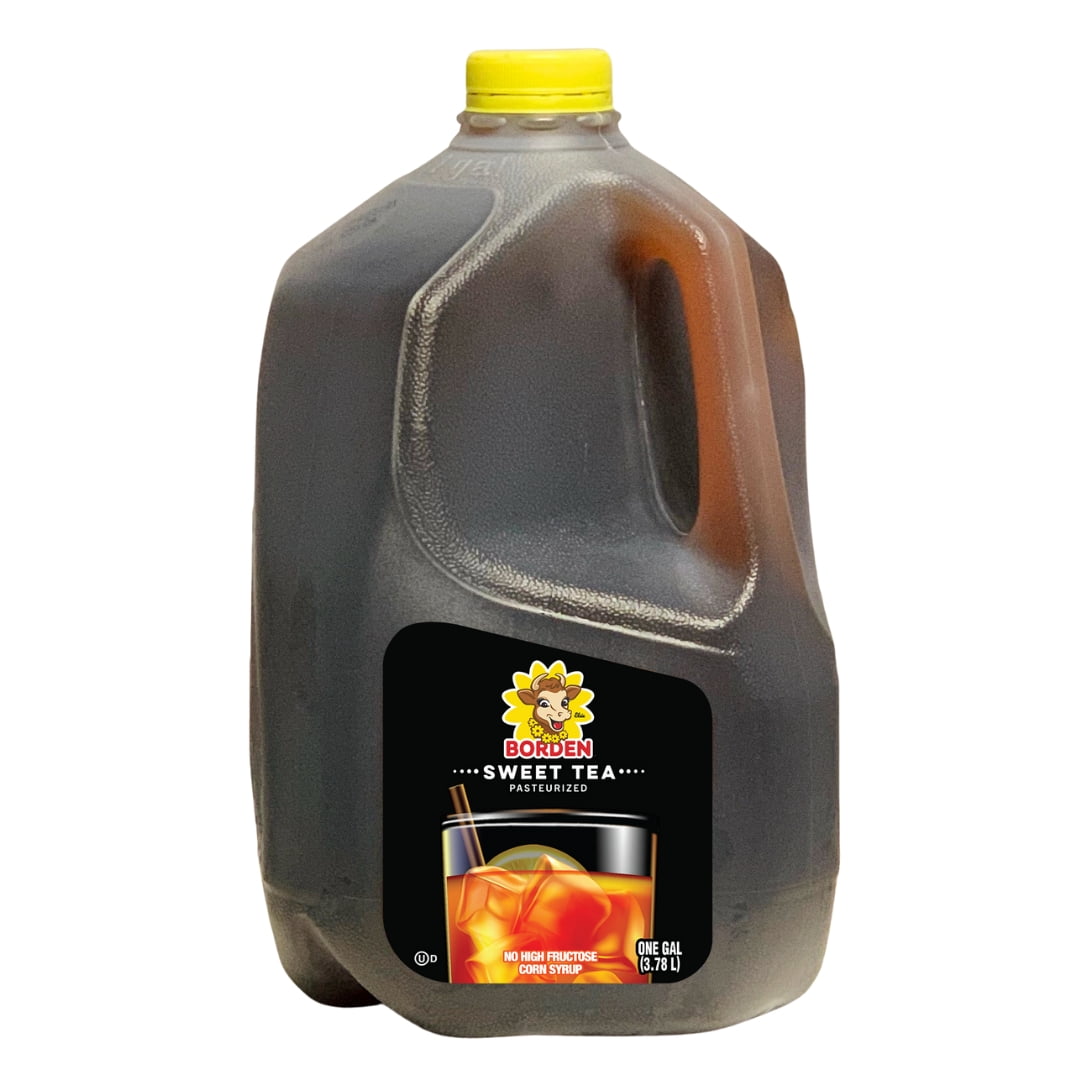 Borden Sweetened Tea, 1 Gallon Jug, Liquid, Smooth, Refrigerated ...