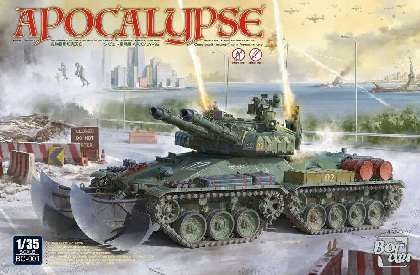 Border 1/35 Scale Super Heavy Tank "Apocalypse" plasticmodel kit BC001 ...