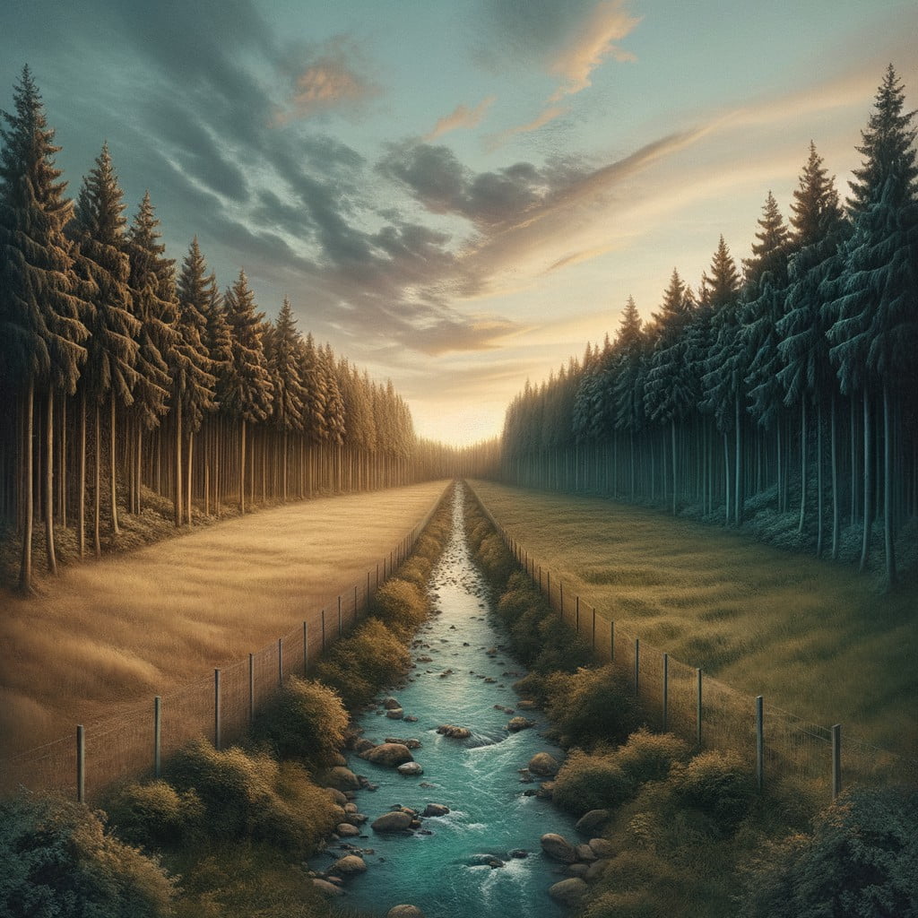 Border Area Landscape 1000 Piece Wooden Jigsaw Puzzle for Adults ...