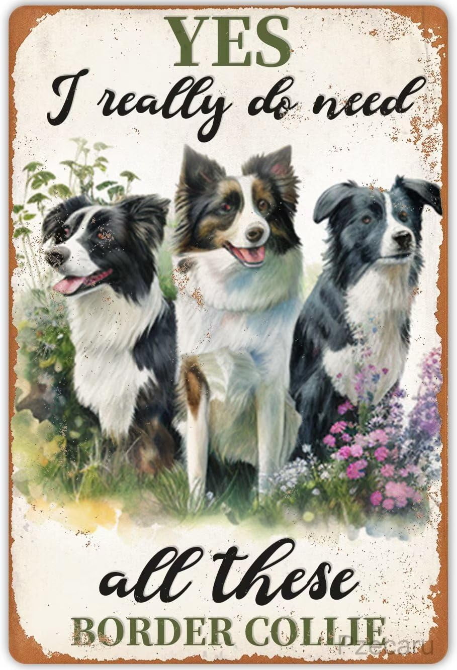 Border Collie 1000 Pieces Wooden Jigsaw Puzzles For Adults-Yes I Really Do Need All These Border ...