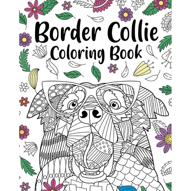 border collie coloring pages printable