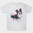 Border Collie Design Intelligent Herding Sheepdog Pet Portrait ...