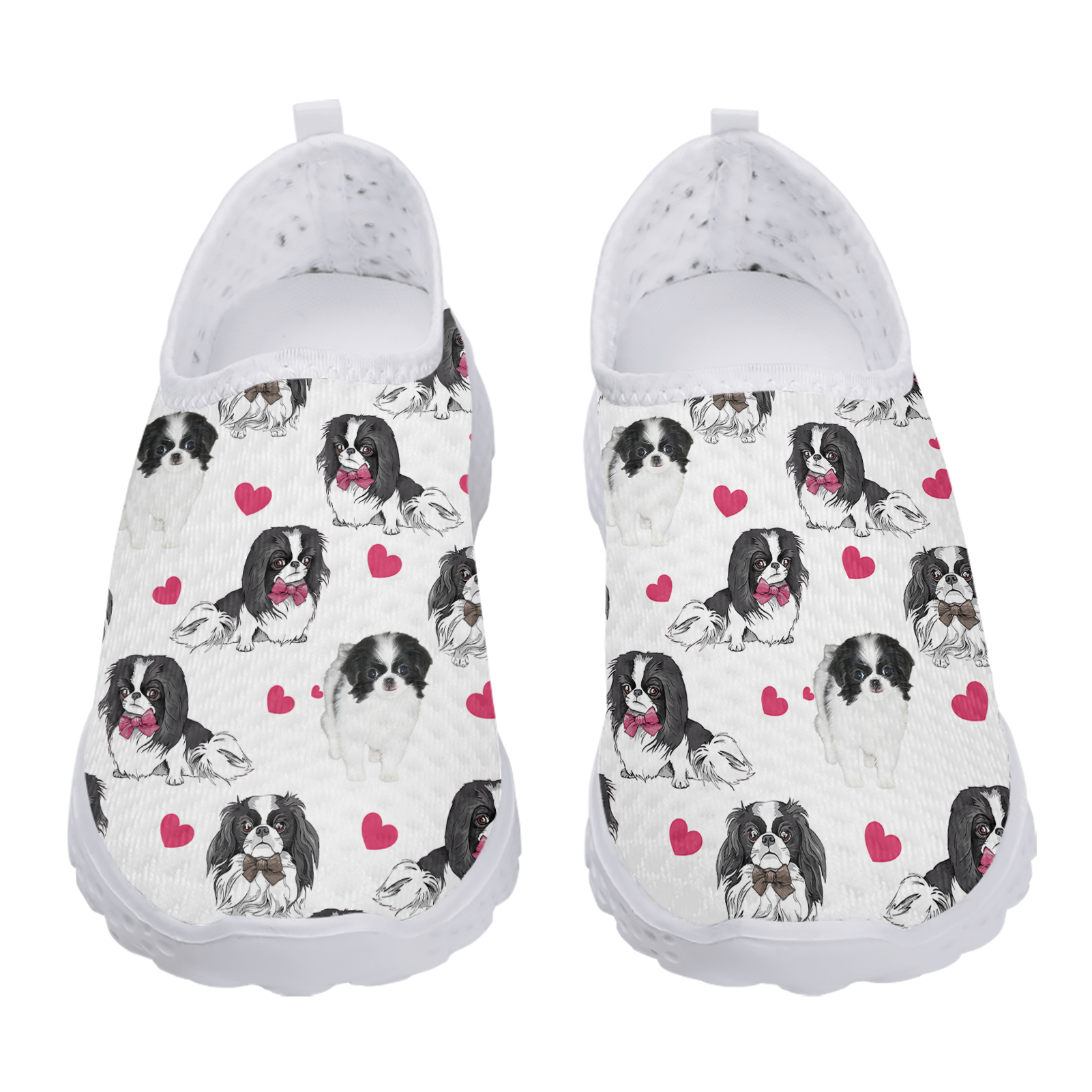 Border Collie Design Love Printed Women's Slip On Shoes Summer ...