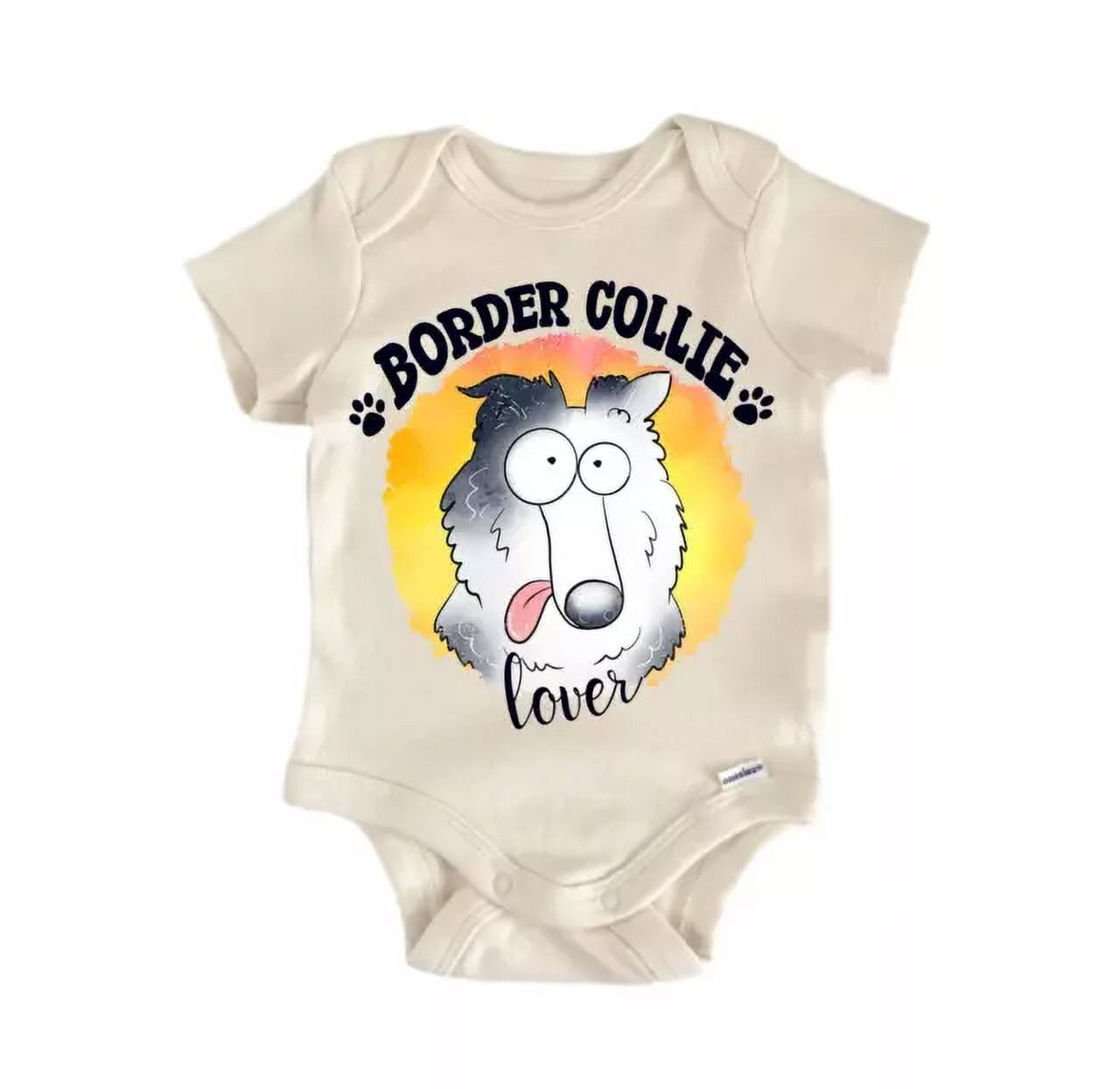 Border Collie Dog Baby Boy Girl Clothes Bodysuit Cute Newborn Cute Baby ...