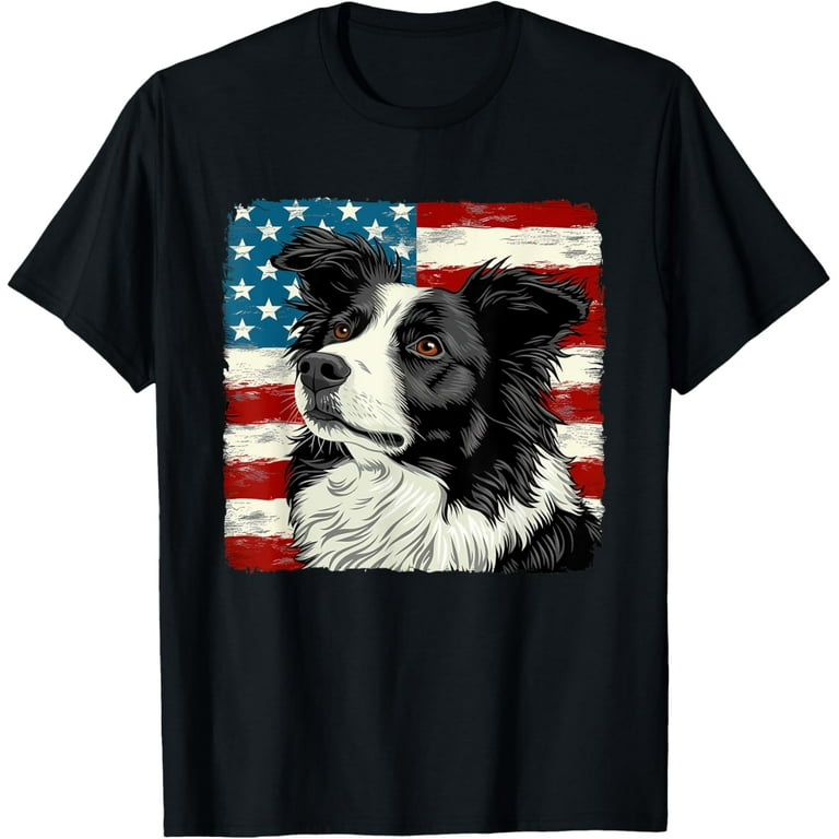 border collie 4th of july