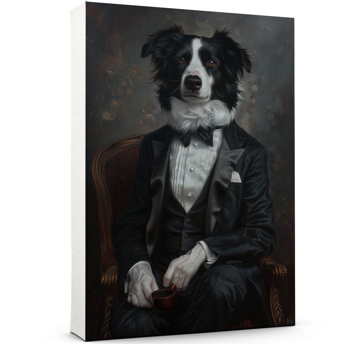 Border Collie Dog prints wall art Poster Unframe, Border Collie Boss ...