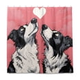 Border Collie Dogs Shower Curtain Liners Waterproof 72 Inch with C ...