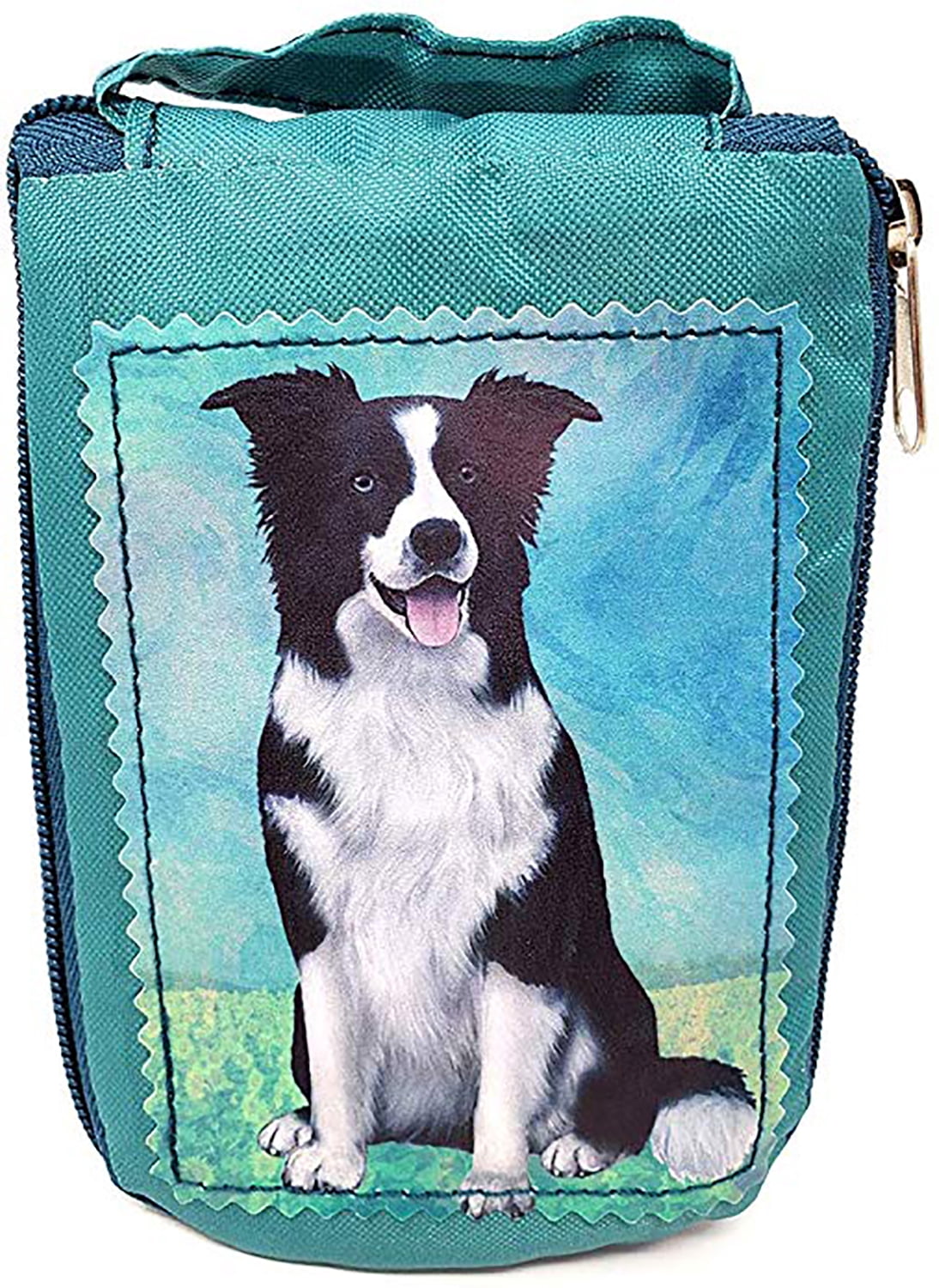 Border Collie Foldable Tote Bag - Waterproof - Zipper Market Tote ...