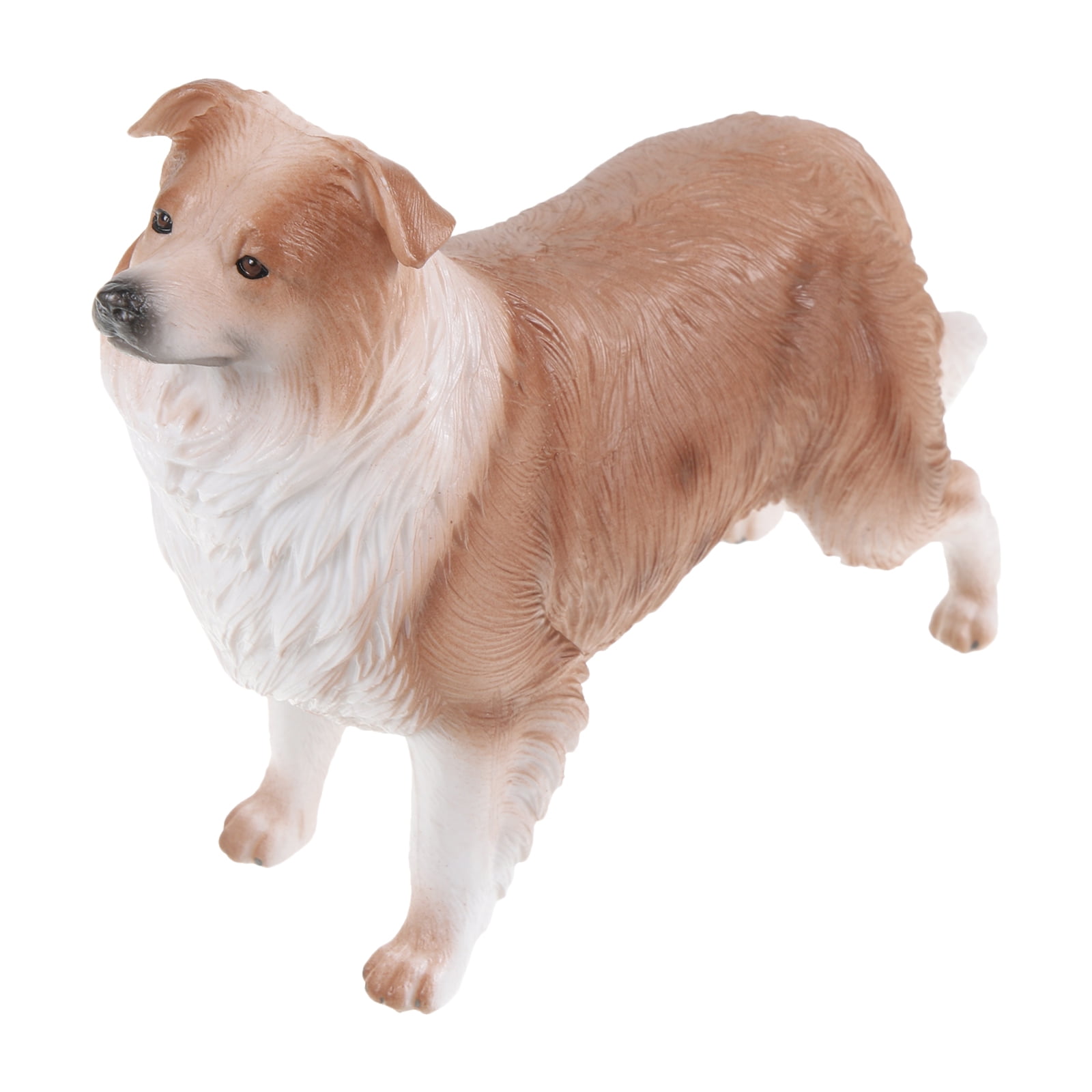 Border Collie Model Toy Toys Models Dog Figure Decor Animal Statues Dog ...