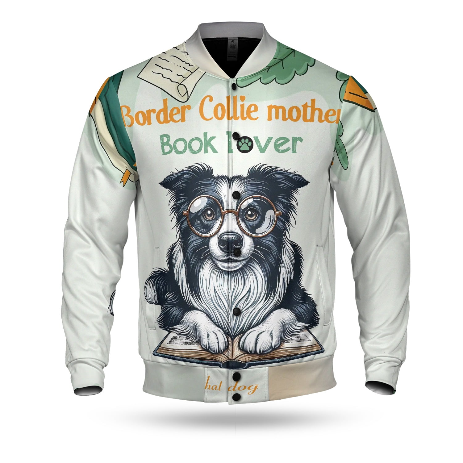 Border Collie Mother Book Lover Living That Dog Mom Life Happy Mother's ...