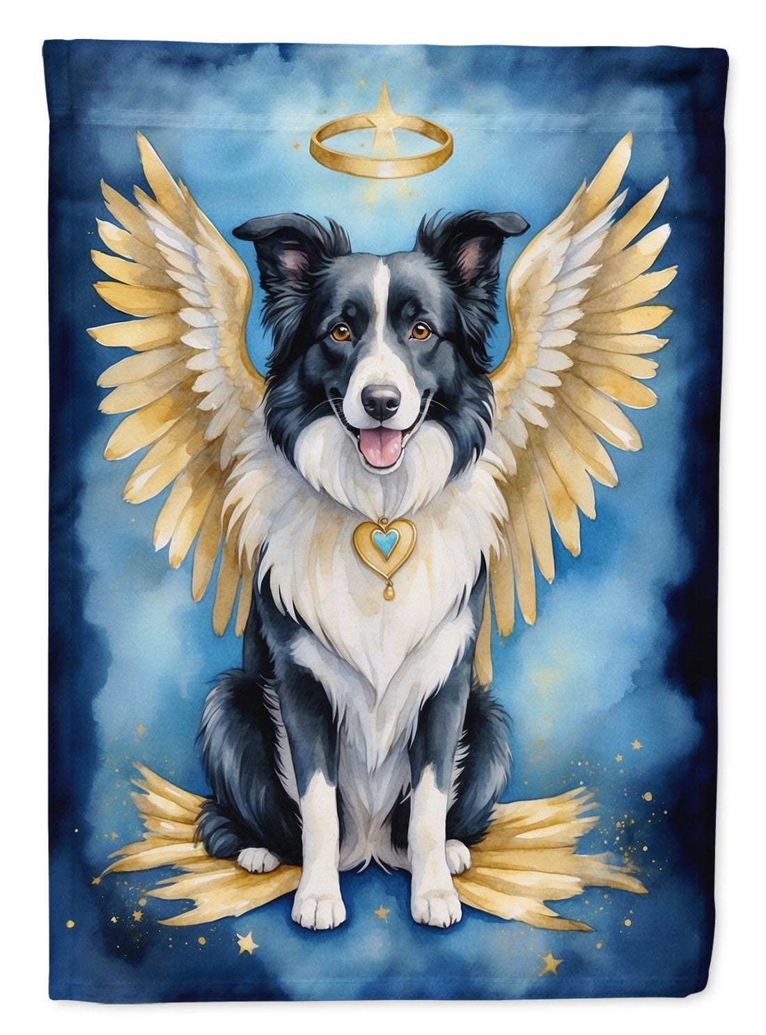 Border Collie My Angel House Flag 28 in x 40 in - Walmart.com